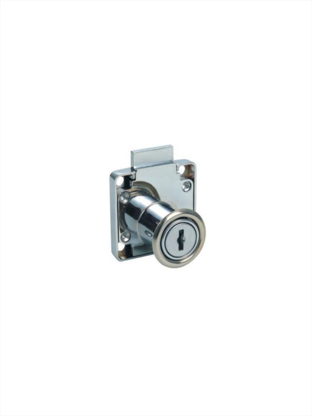 138 ZINC DRAWER LOCK+KEY (138 ZINC DRAWER LOCK+KEY)