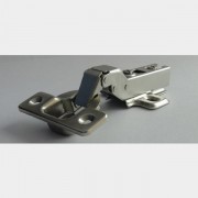 Euro Slow Motion Hinge - Full Overlay with 4 Hole Mounting Plate (E ...