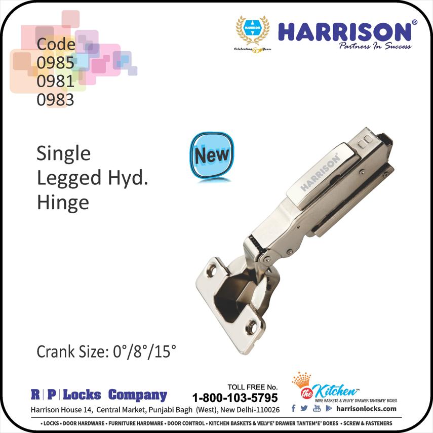 Single Legged Hyd. Hinge (985)