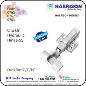 Clip On Hydraulic Hinge-SS (761)