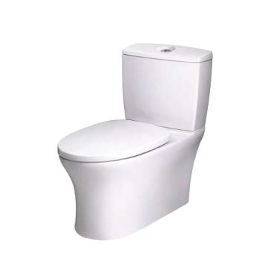 Willow Two Piece Toilet (CW920K#XWH_SW920K#WH_TC281SJ)